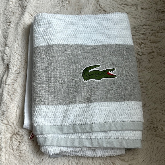 Lacoste | Bath | Lacoste Bath Towel New | Poshmark
